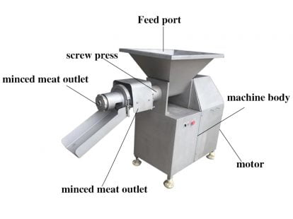 Meat Bone Separator For Poultry | Automatic Meat Separator Machine